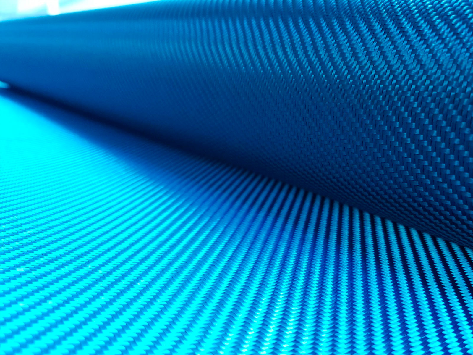Blue Carbon Fiber Oxford